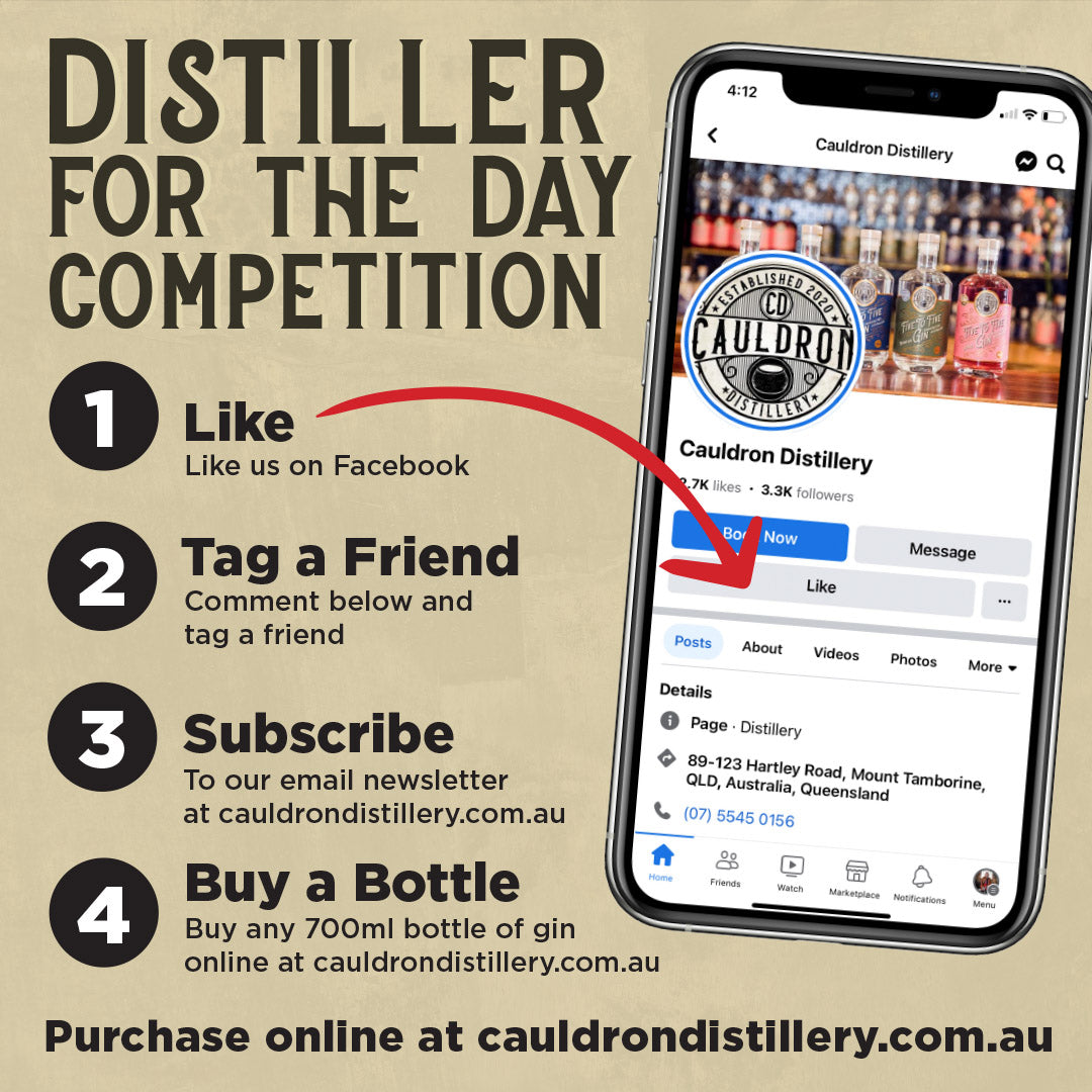 Distiller for the Day Competition – Cauldron Distillery